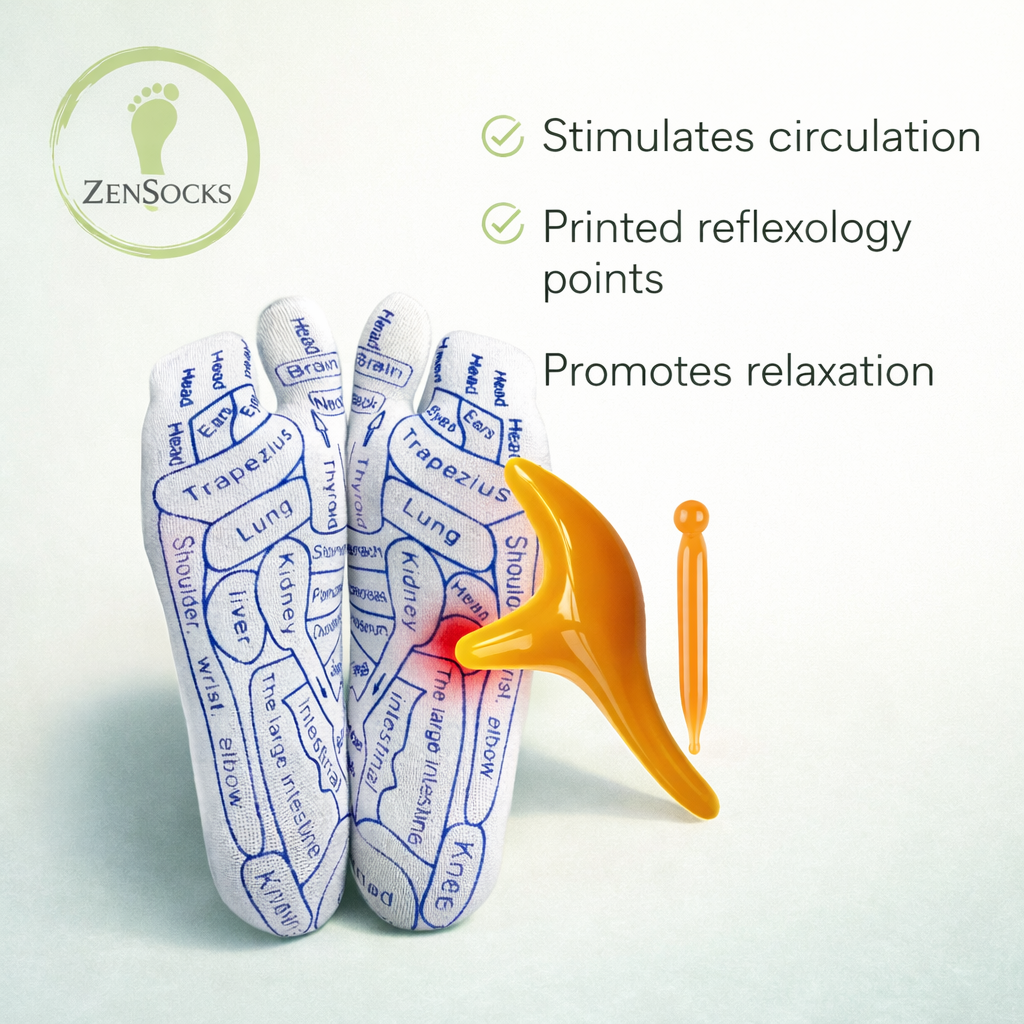 ZenSocks – Acupressure Reflexology Socks
